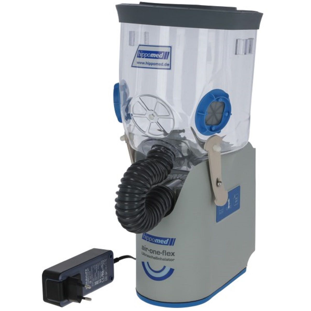 Hippomed Air One Flex - Ultrasound Horse Inhaler incl. Mask FULL, Battery